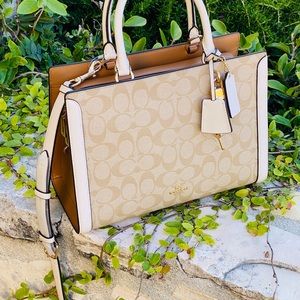 Coach | Bags | Nwt Coach Zoe Signature Carryall Satchel Handbag | Poshmark
